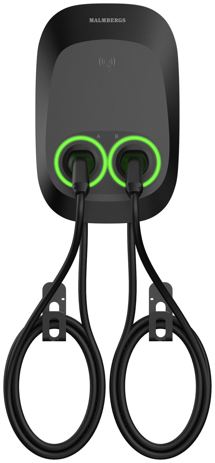 Laddbox Evon Dual, 2x11kW, 32A, Kabel 7 m MID, Typ 2 - 2700679 - Malmbergs Elektriska AB