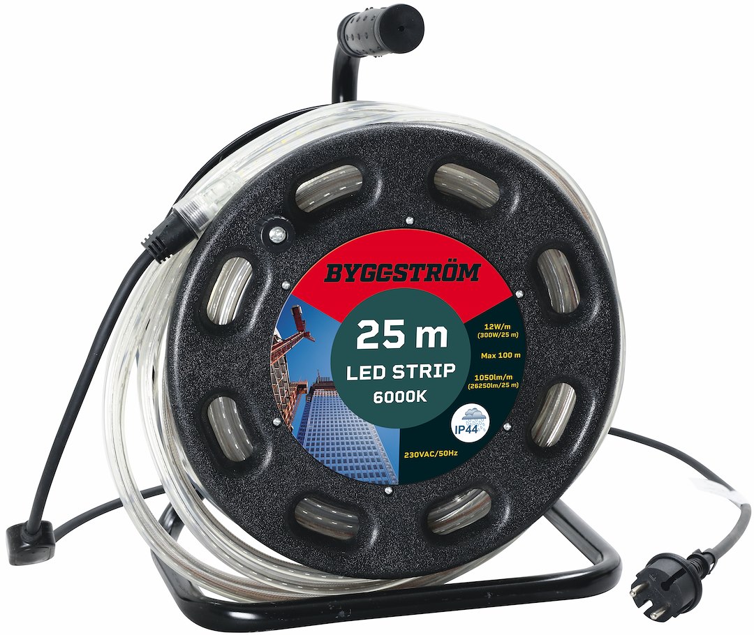 LED-slinga, Bygg, 25 m, IP44 - 7590161 - Malmbergs Elektriska AB